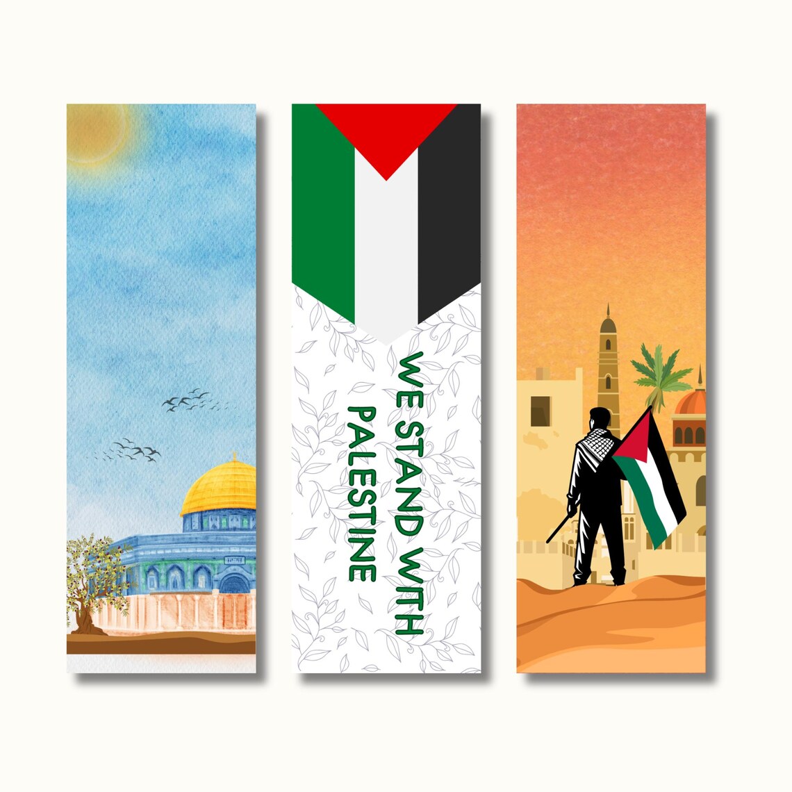 Free Palestine Islamic Bookmarks, Islamic Printables Eid Gifts, Islamic ...