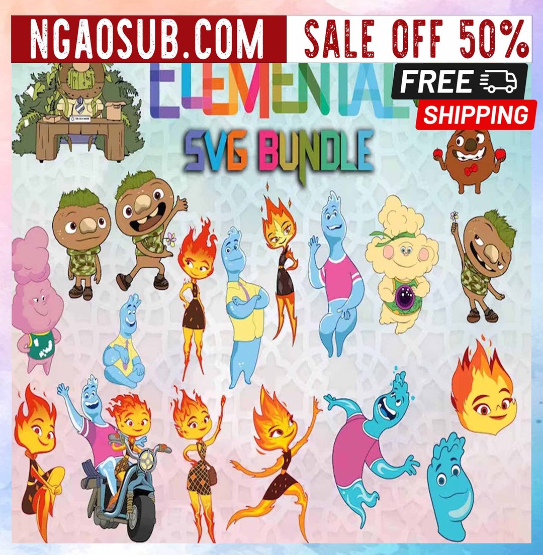 Elemental Svg Bundle,elemental Png and SVG Cliparts Bundle, Elemental ...