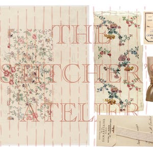 Printable Journal Pages Vintage Fabric Swatches Junk Journal, 11x8.5 ...