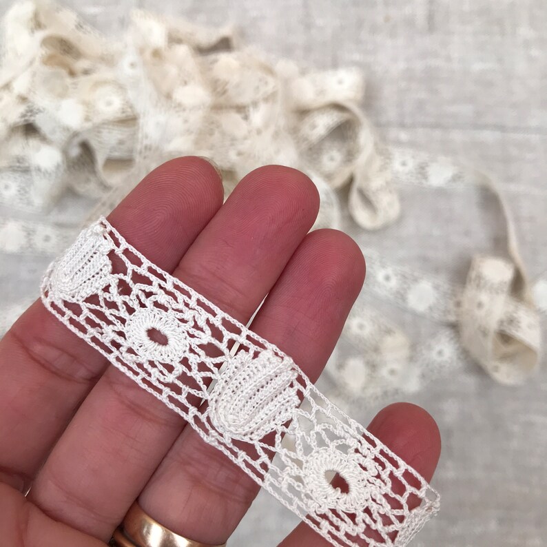 Antique Hand Crocheted Lace, Insert Lace, Antique Lace, Circa 1880-1900 ...