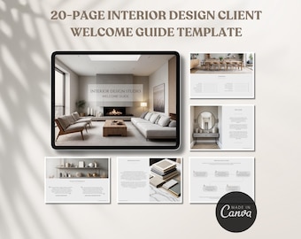 Interior Design Client Welcome Guide Template Interior Design Studio ...