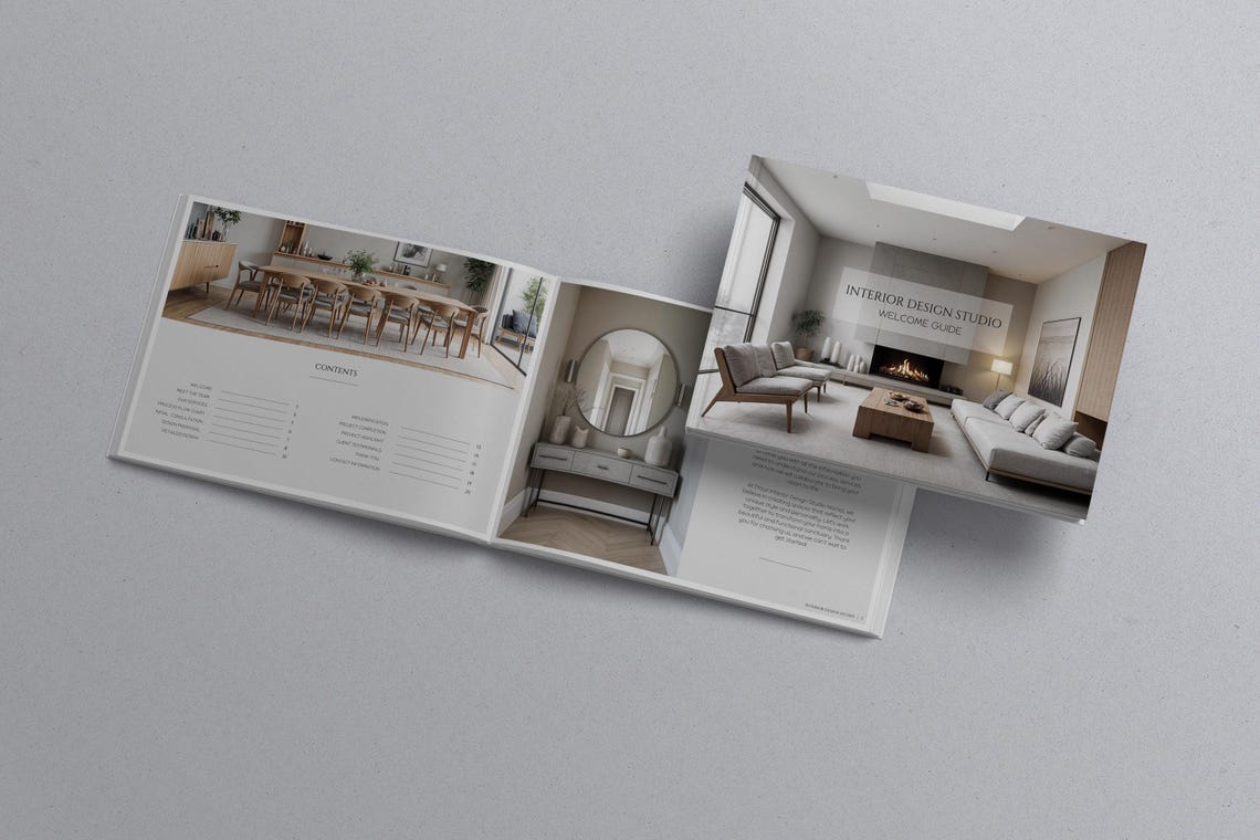 Interior Design Client Welcome Guide Template Interior Design Studio ...