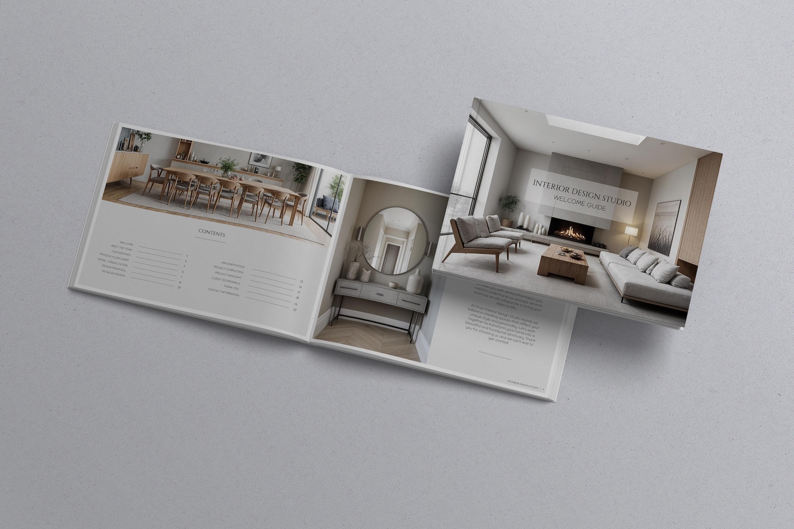 Interior Design Client Welcome Guide Template Interior Design Studio ...