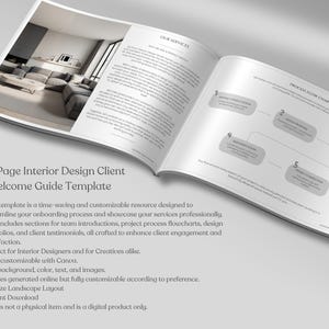 White Minimalist Interior Design Client Welcome Packet Template ...