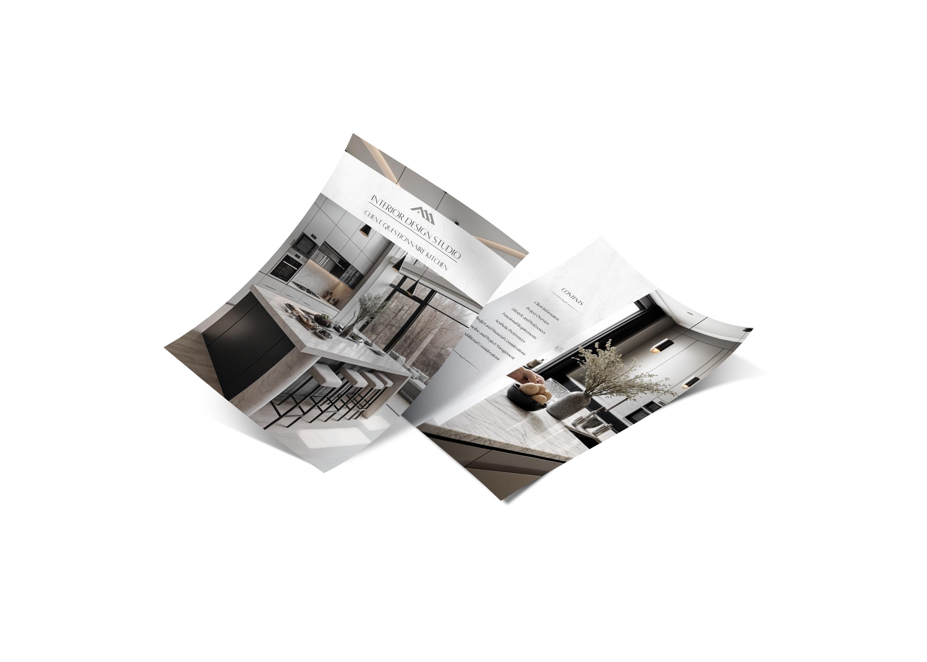 Modern Interior Design Client Questionnaire Kitchen Template Client ...