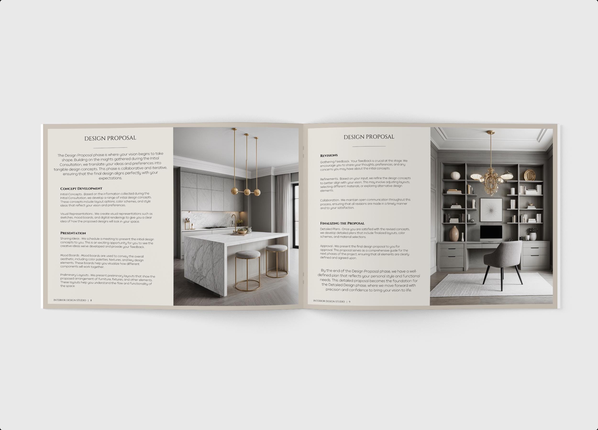 Interior Design Client Welcome Guide Template Interior Design Studio ...