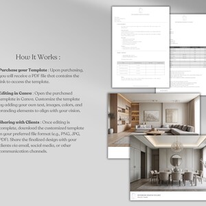 Interior Designer Client Contract, Invoice, Welcome Guide, and FF&E ...