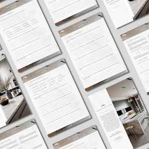 Modern Interior Design Client Questionnaire Kitchen Template Client ...