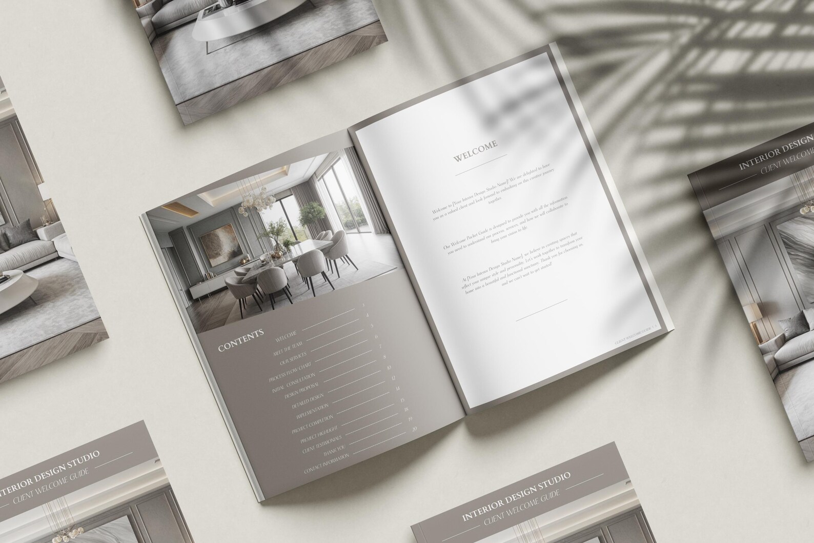 Interior Design Client Welcome Guide Template, Interior Design Studio ...