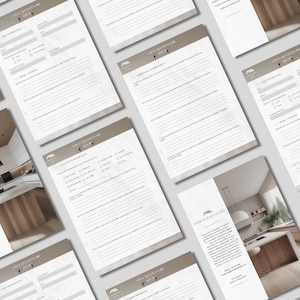 Interior Design Client Questionnaire Kitchen Template Client Onboarding ...