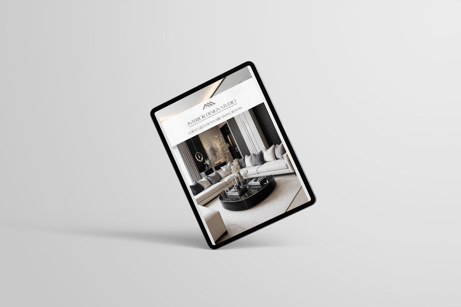 Modern Interior Design Client Questionnaire Living Room Template Client ...