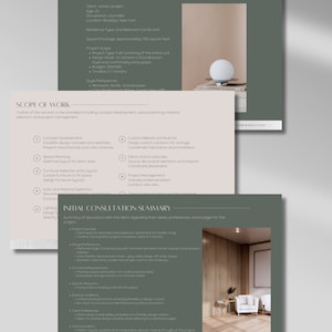 Interior Design Project Proposal Template, Interior Designer Project ...