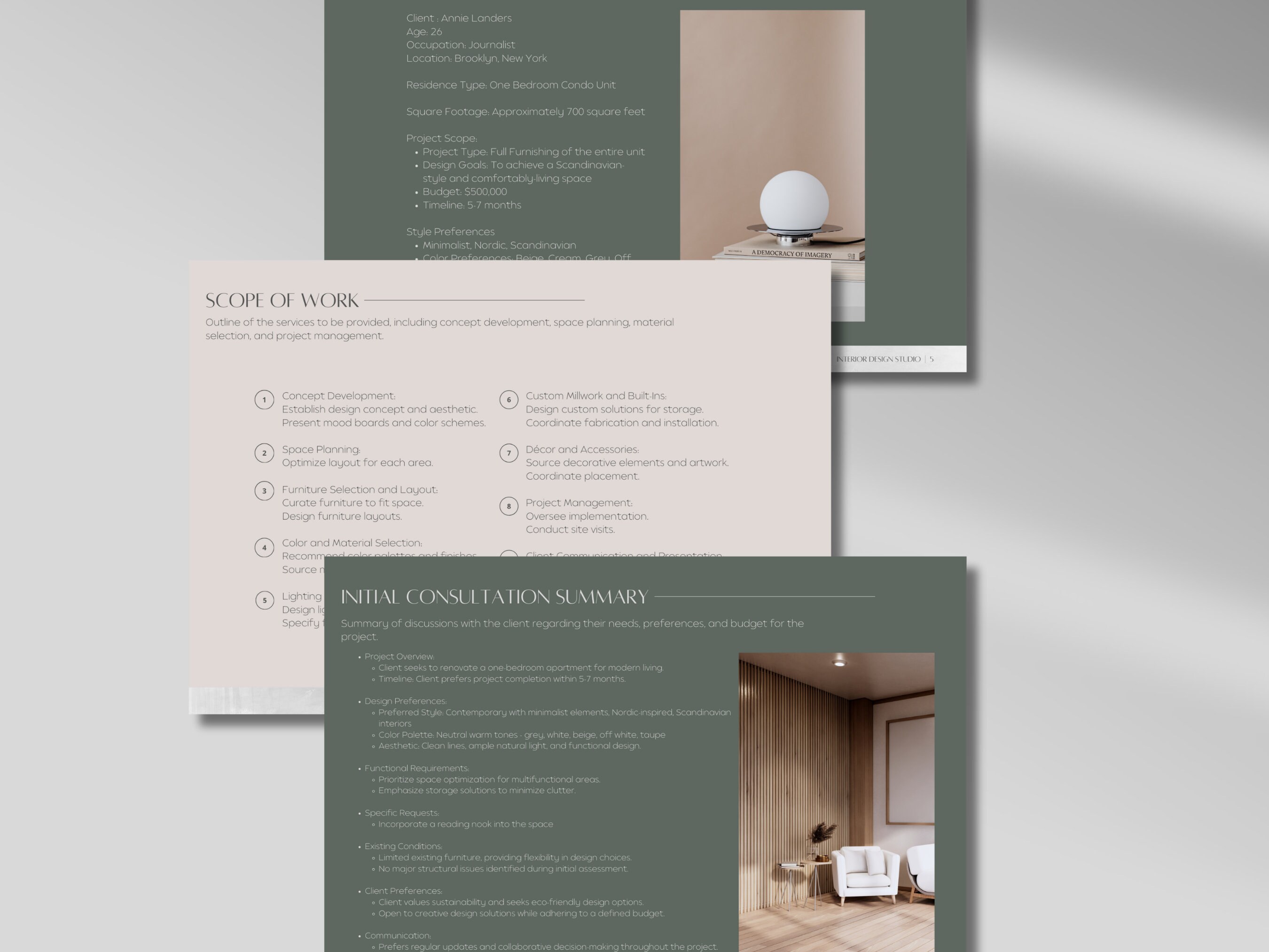 Interior Design Project Proposal Template, Interior Designer Project ...