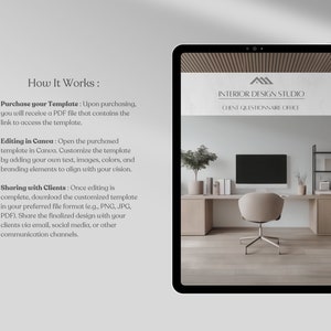 Interior Design Client Questionnaire Office Template Client Onboarding ...