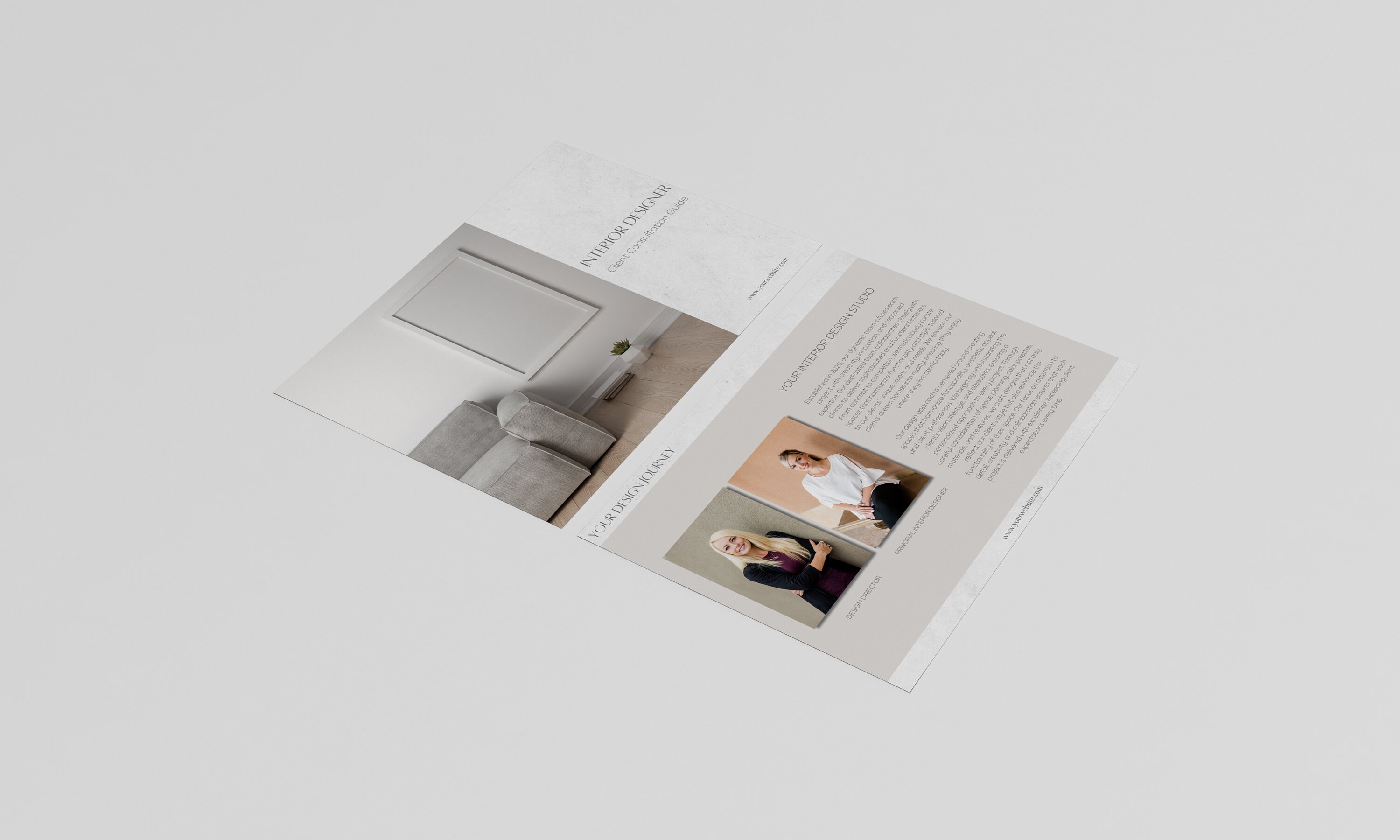 Interior Design Client Consultation Guide Template, Minimalist Interior ...