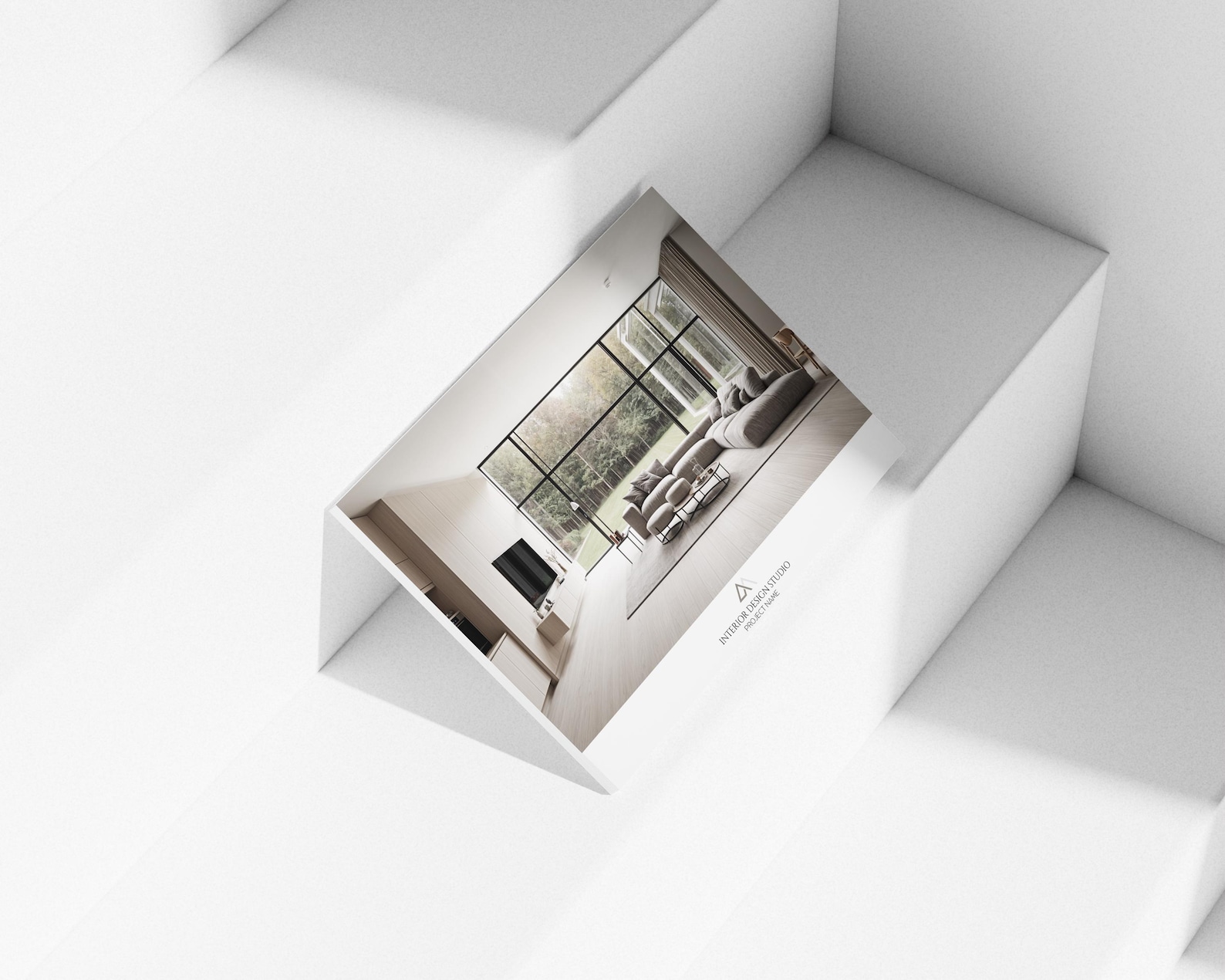 Minimalist White Interior Design FF&E Schedule Template, Furniture and Finishes Schedule, Design ...