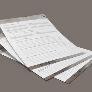 Modern Interior Design Client Questionnaire Kitchen Template Client ...