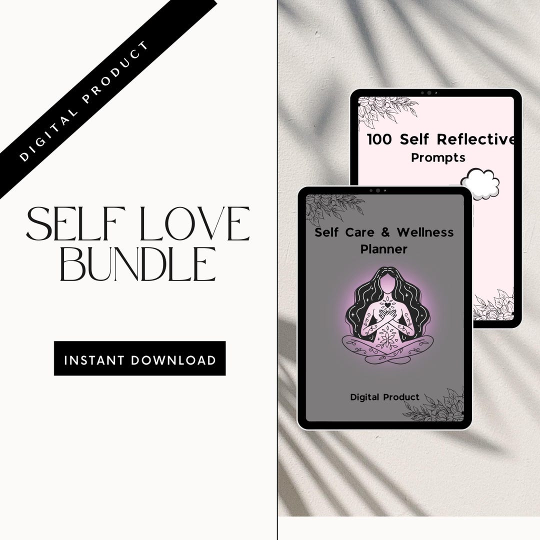 Self Love & Healing Bundle for Women| Digital Planners and Trackers ...