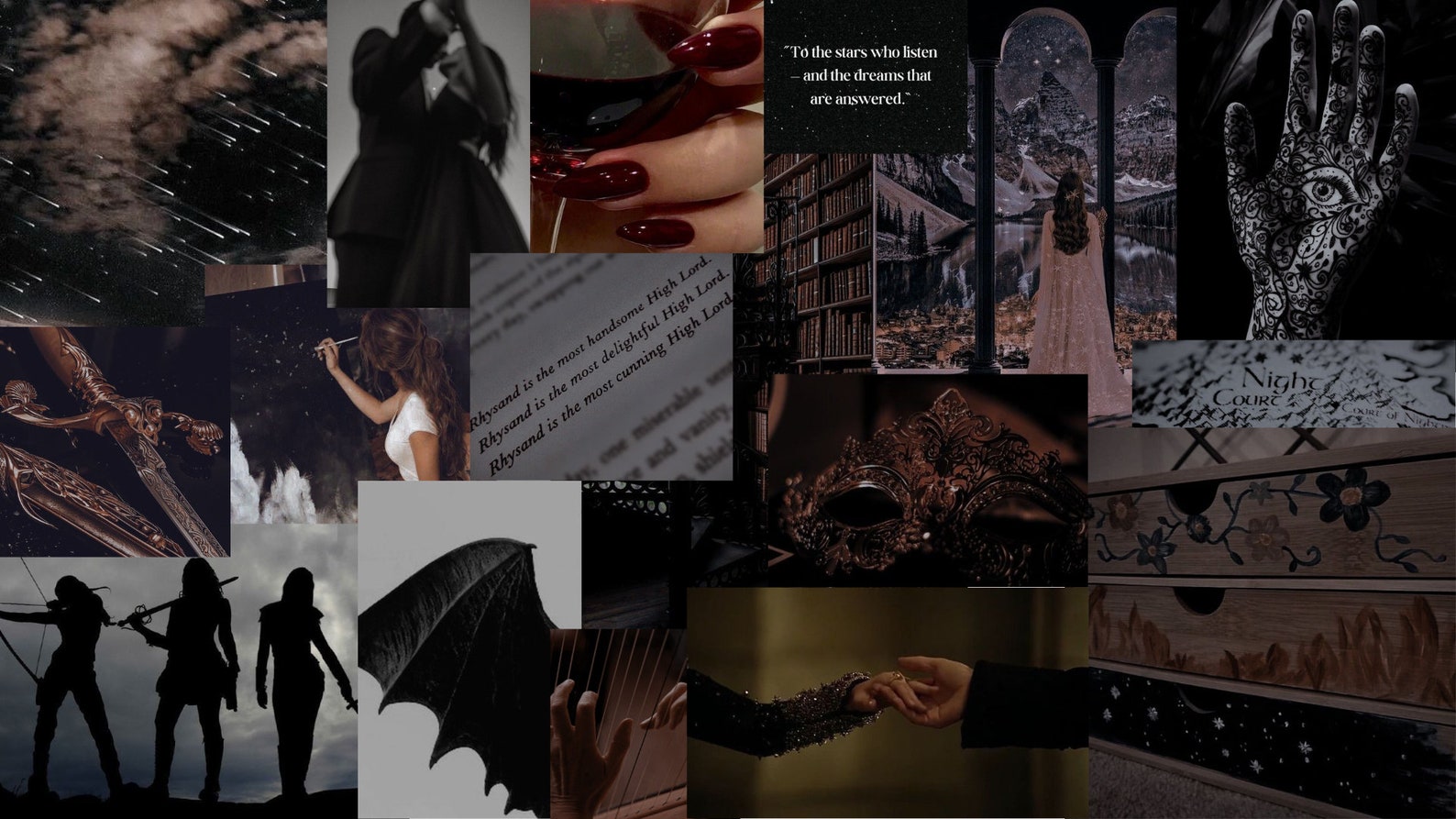 ACOTAR Computer Wallpaper - Etsy