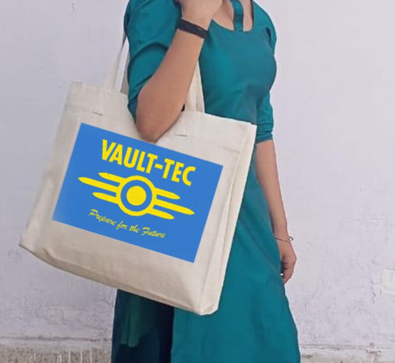 Fallout Vault-tec Bag Tote Bag Trendy Reusable Shopping Bag - Etsy