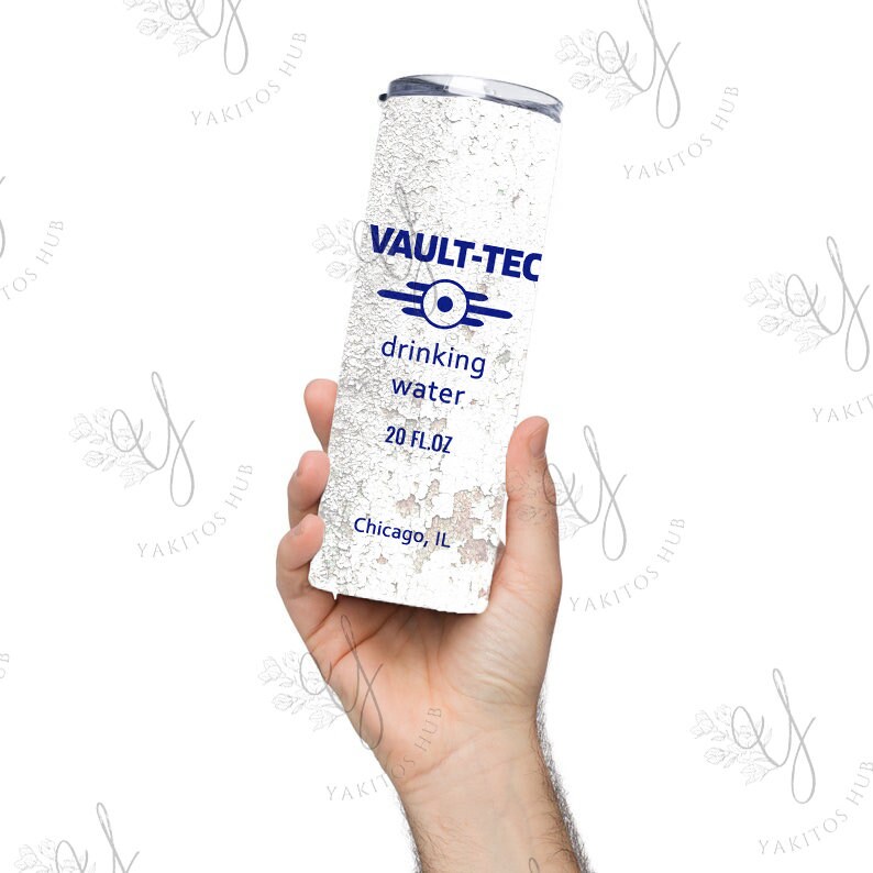 Fallout VAULT-TEC Pure Water Tumbler From 20.oz Customize Your City ...