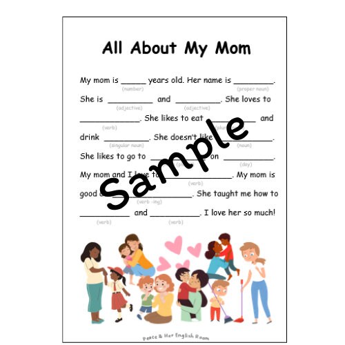 Mother's Day Worksheets, Workbooks, Activities, Reading Comprehension ...