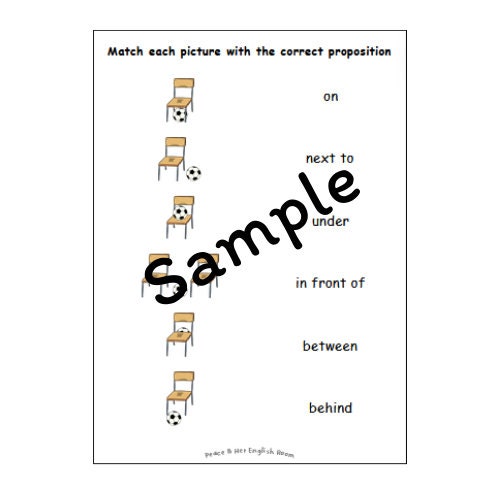 Hoja De Trabajo De Preposiciones Con Respuestas Juega, Practica Y