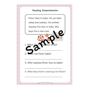 English Reading Comprehension, Wh-questions Worksheets, Decodable ...