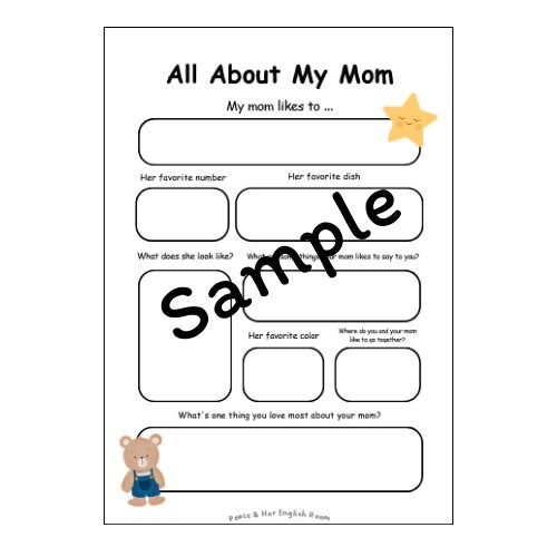 Mother's Day Worksheets, Workbooks, Activities, Reading Comprehension ...