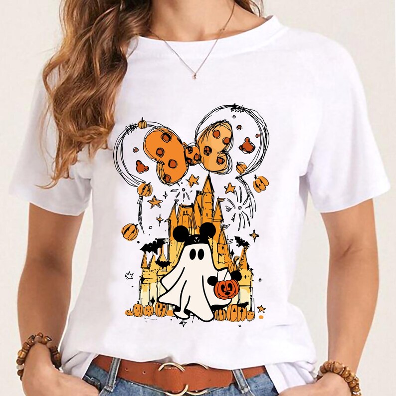Mouse Ghost Fall Castle Png, Autumn Magic Kingdom Png, Family Vacation ...