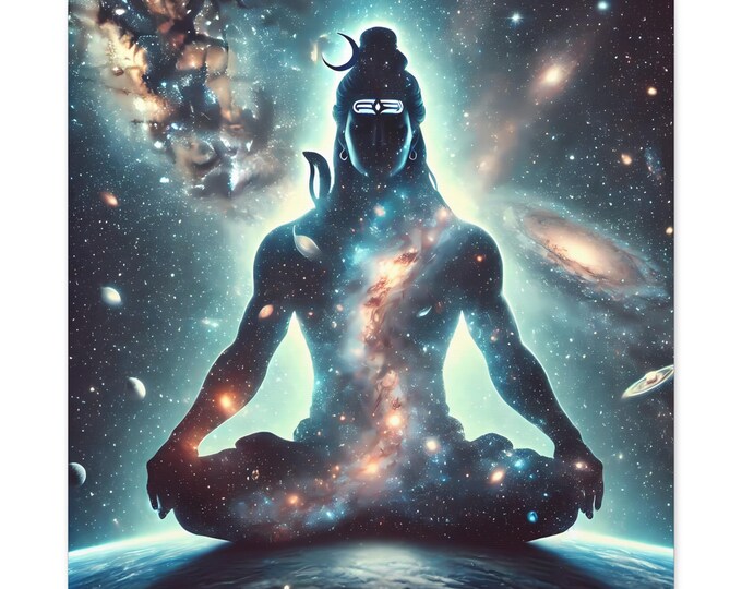 Universal Shiva Cosmic Shiva Adiyogi Siva Mahadeva Hindu God Religious ...