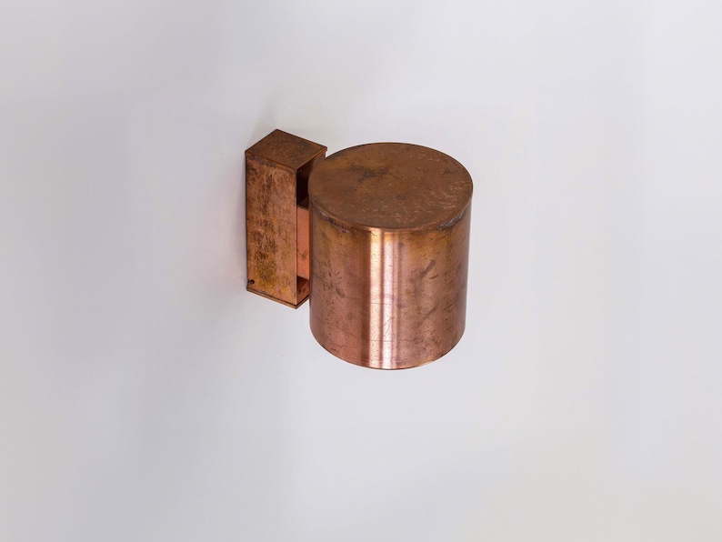 Unique Raw Copper Outdoor Sconce Lighting Fixture, Outdoor Copper Wall ...
