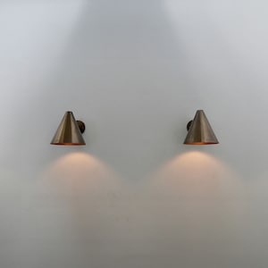 Scandinavian Wall Light Design, Cone Indoor Outdoor Sconce Lighting ...