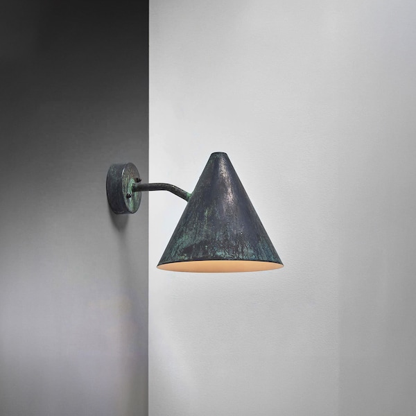 Outdoor Copper Patina Farmhouse Sconces - Etsy