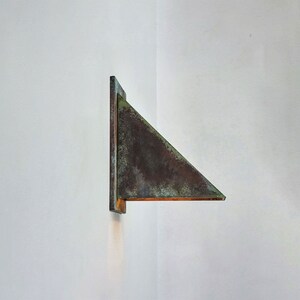 Black Patina Outdoor Sconce Lighting, Oxidized Outdoor Copper Wall ...