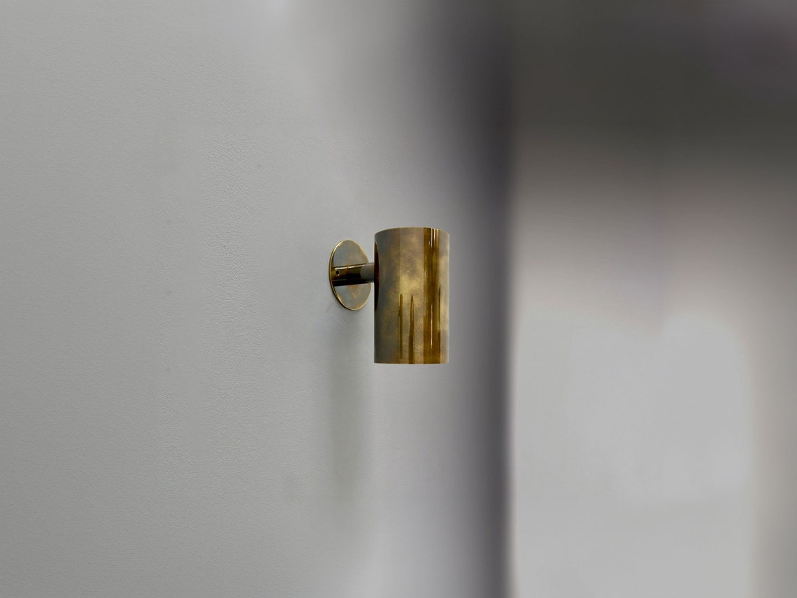 Brass Indoor Outdoor Sconce Lighting, Modern Brass Wall Sconce, Mid ...