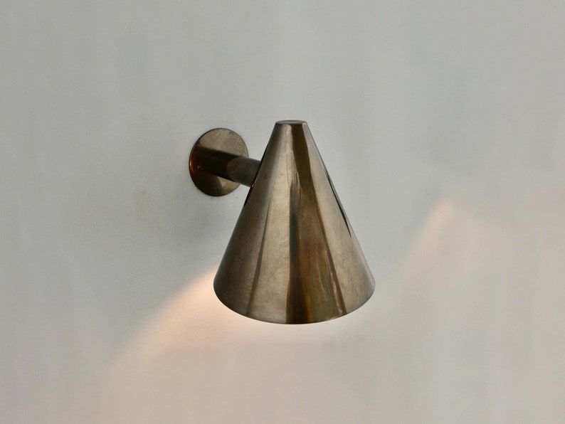 Scandinavian Wall Light Design, Cone Indoor Outdoor Sconce Lighting ...