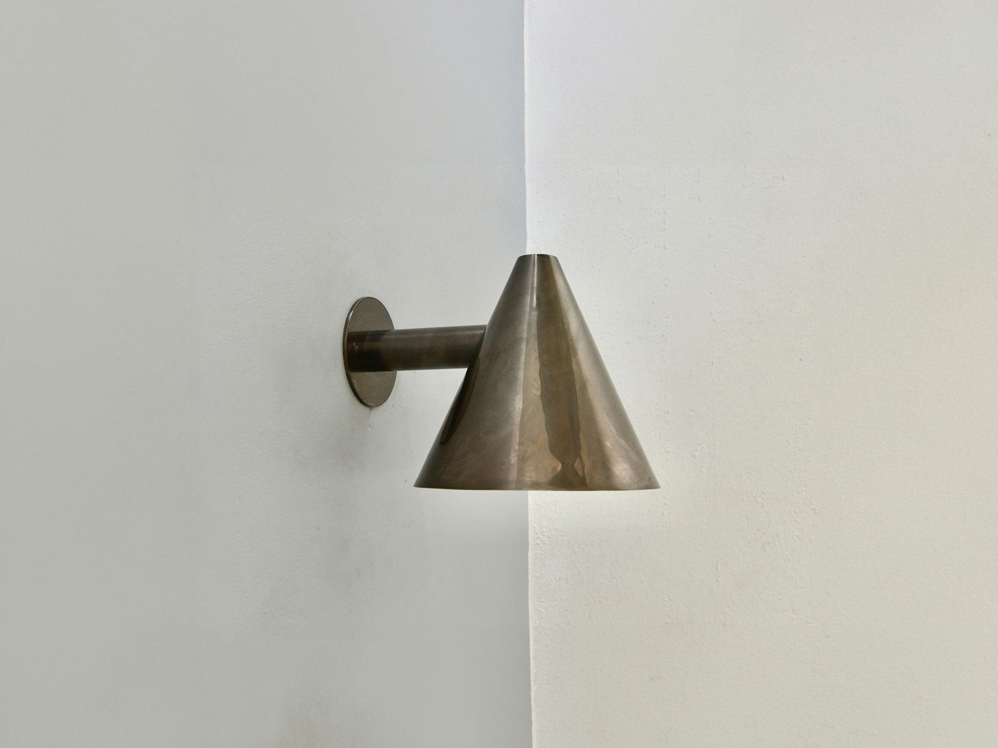Scandinavian Wall Light Design, Cone Indoor Outdoor Sconce Lighting ...