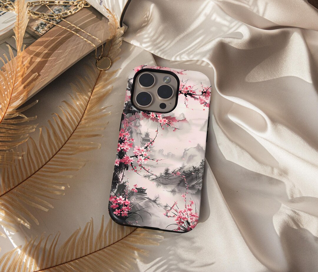 Sakura Cherry Blossom Phone Case Japanese Spring Flower iPhone 15 14 13 ...