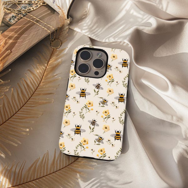 Cute Honey Bee Phone Case - Etsy