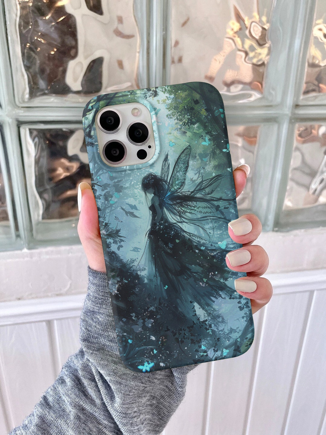 Goth Dark Forest Fairy Phone Case Aesthetic Fantasy Magical Gothic ...