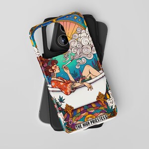 The High Priestess Tarot Card Phone Case Mystical Tarot Artistry iPhone ...