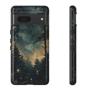 Fantasy Fairycore Forest Firefly Phone Case Dancing Fireflies at Night ...