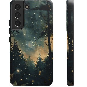 Fantasy Fairycore Forest Firefly Phone Case Dancing Fireflies at Night ...