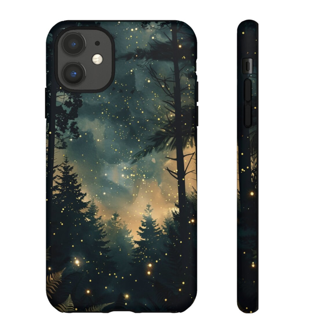 Magical Forest Fairytale Firefly Phone Case Night Full of Enchanted ...