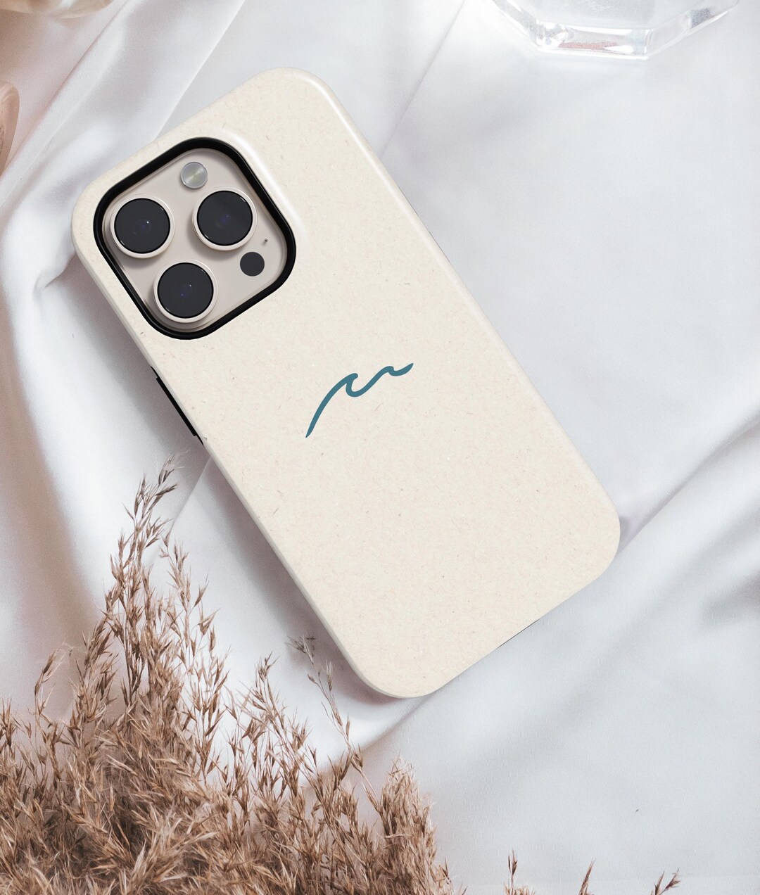 Minimalist Ocean Sea Wave Phone Case Beachy Vibe iPhone 15 14 13 12 11 ...