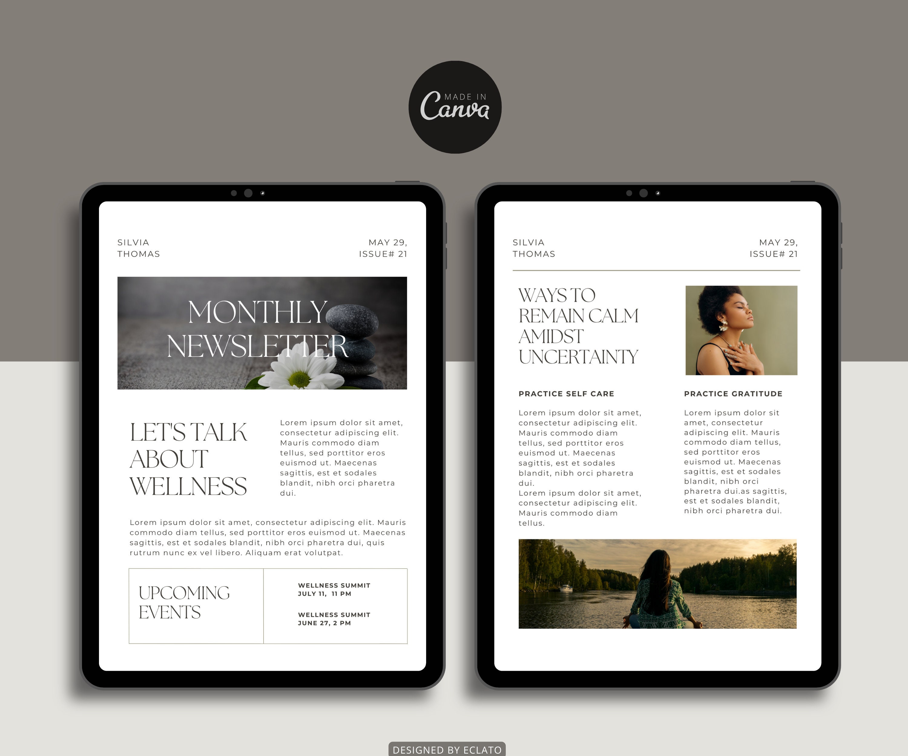 Email Newsletter Template, Canva Course Template, Marketing Template ...