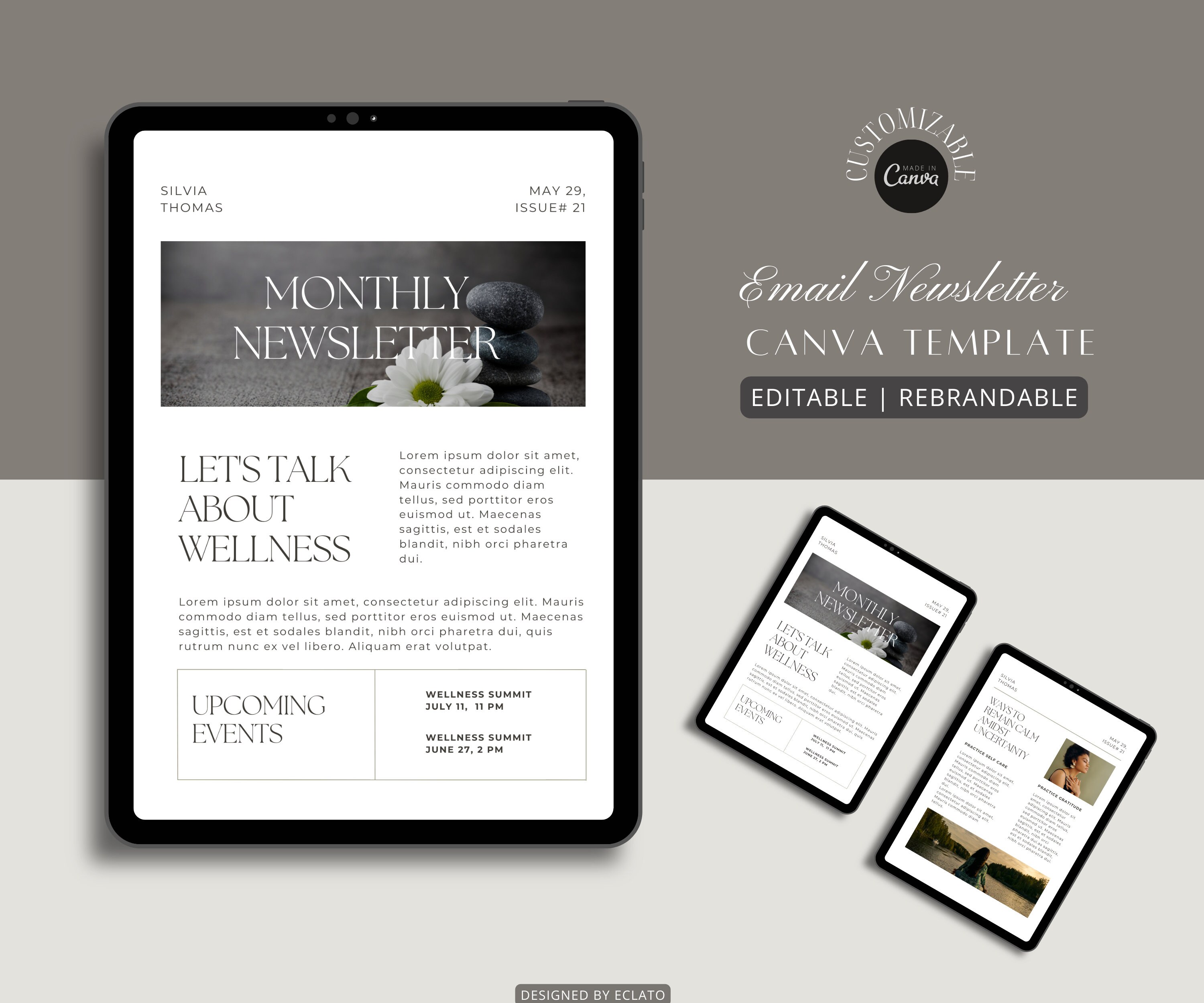 Email Newsletter Template, Canva Course Template, Marketing Template ...