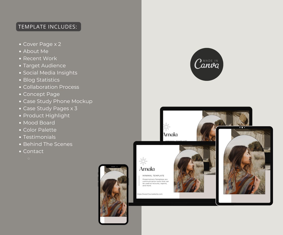Social Media UGC Template, Minimalist Creative Template, Social Media ...