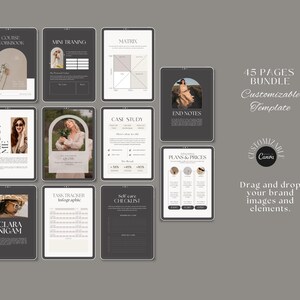 Course Creator Bundle Template, Canva Bundle Template, Coaching ...